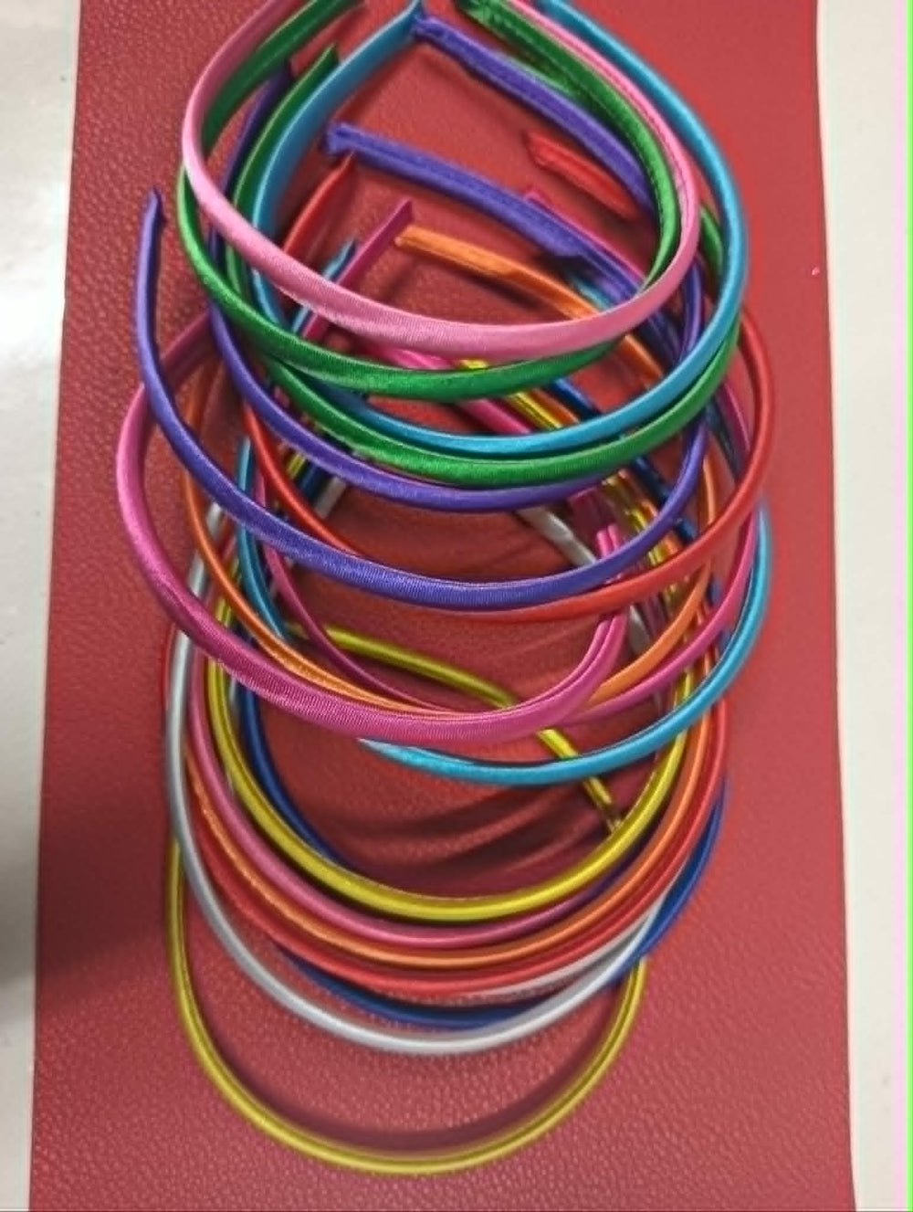 Pack of 20 Satin Hair Bands | Dancing In Ribbon Craft Supplies