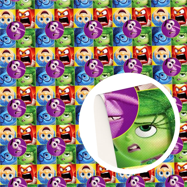 Inside Out Squares Faux Leather Sheet | Dancing In Ribbon