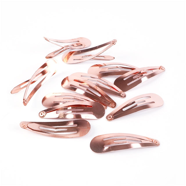 Rose Gold Snap Clips 50mm (50) | Dancing In Ribbon