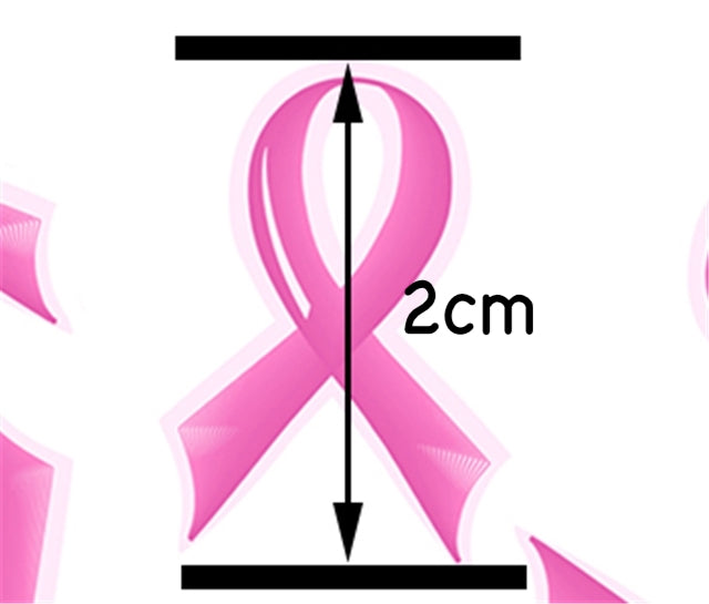 Pink Ribbon BCA Faux Leather Sheet | Dancing In Ribbon