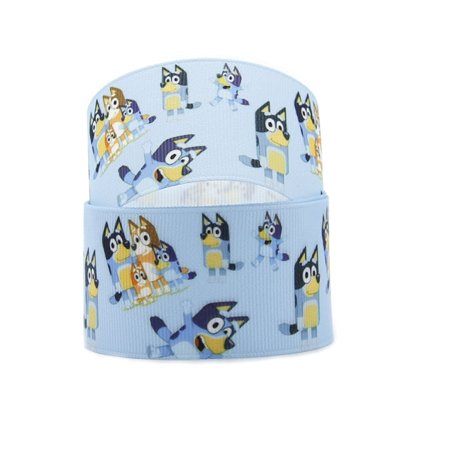 Bluey 1" Ribbon | Dancing In Ribbon