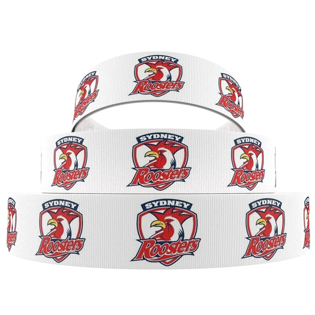 Rugby Roosters 7/8" Ribbon | Dancing In Ribbon